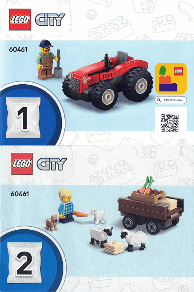 60461-1 – Tractor with Trailer – Bricks4u